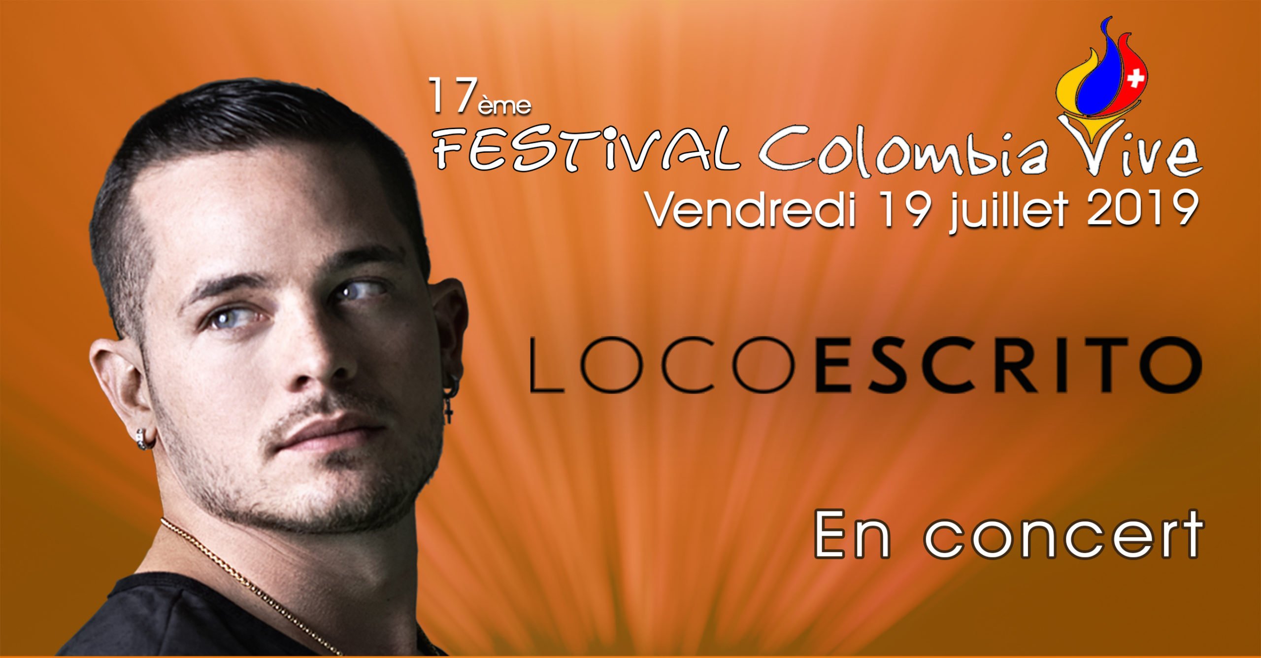 Loco Escrito en Colombia Vive Festival
